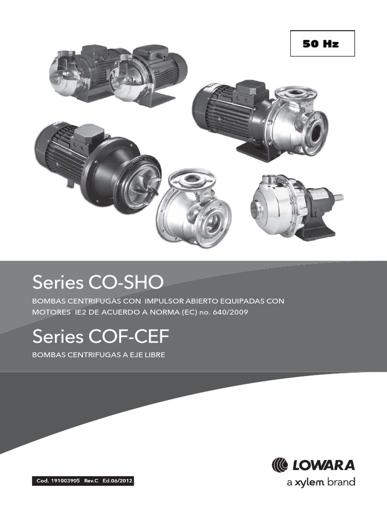 Bombas Lowara Serie CoDDD | PDF | Bomba | Science