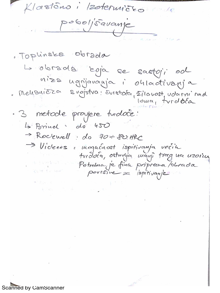 Toplinska Obrada | PDF