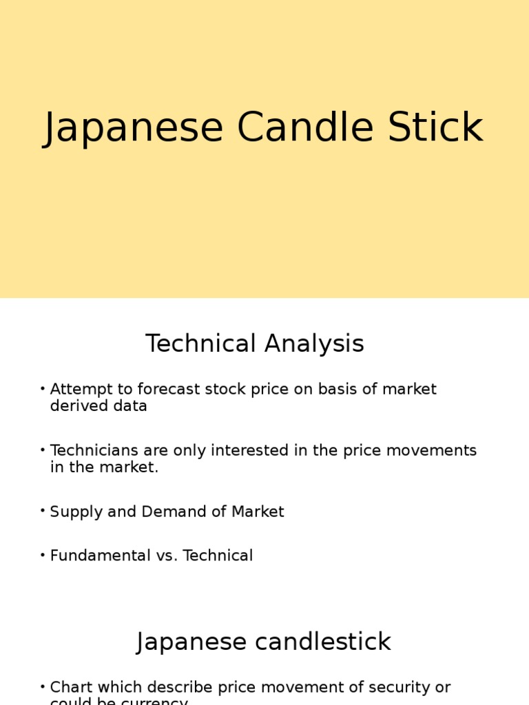 Basic Japanese Candlestick Patterns | PDF | Market Trend | Economic ...