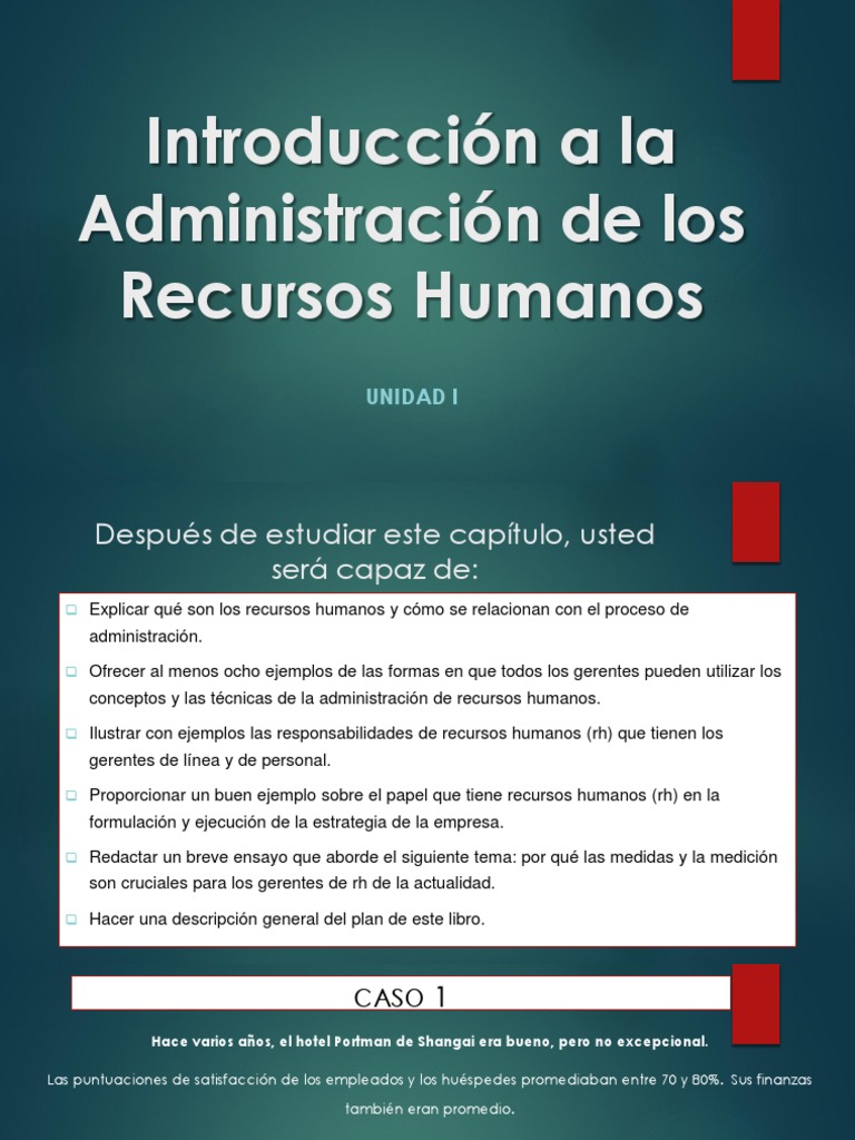 Introducción a la Administración de Recursos Humanos | PDF | Recursos humanos | Derecho laboral