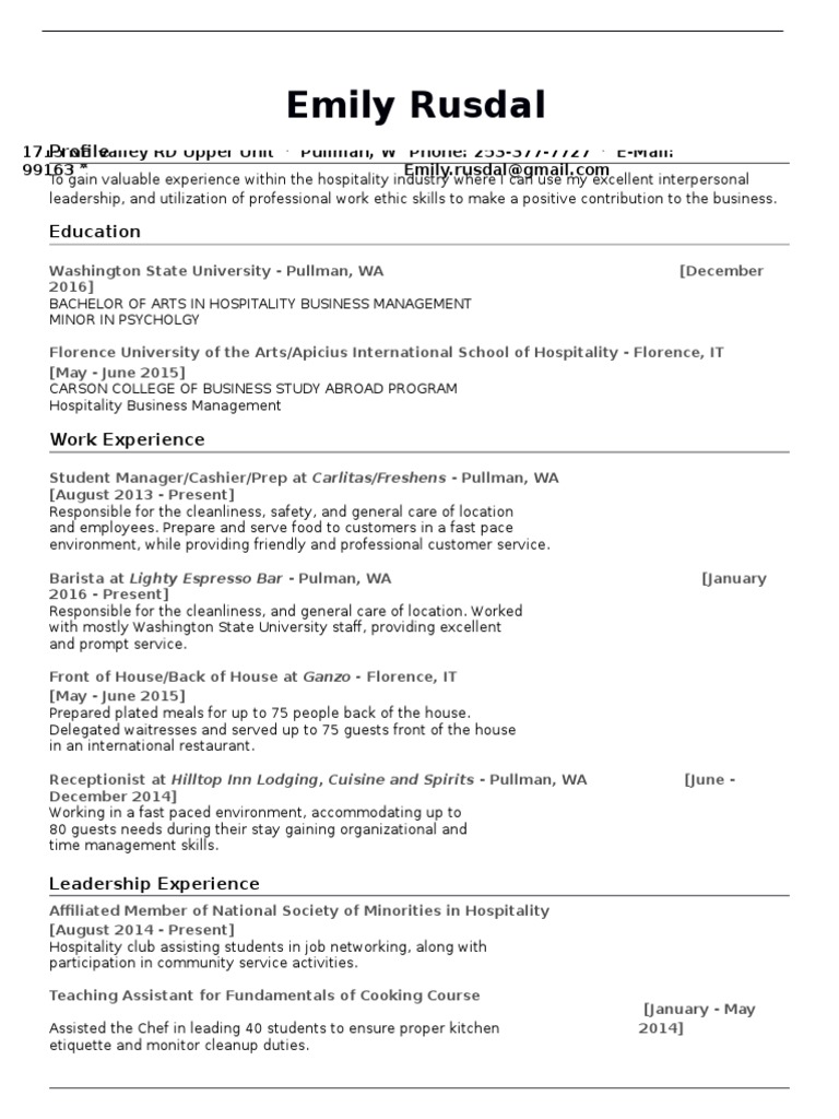 Alaska Resume | PDF