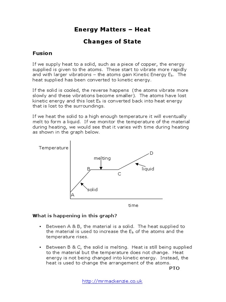 Specific Heat LF and LV | PDF | Latent Heat | Melting Point