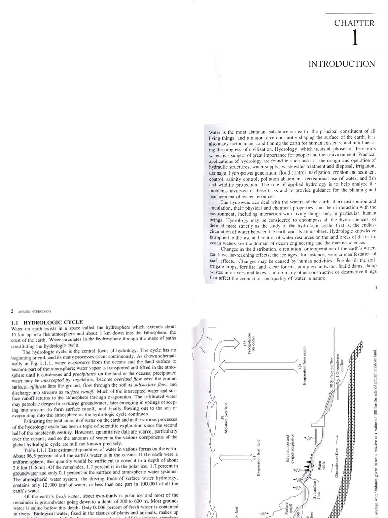 Applied Hydrology, Chow | PDF