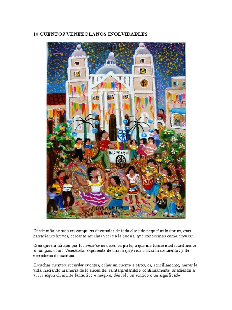 10 Cuentos Venezolanos Inolvidables | Venezuela | Ficción y literatura