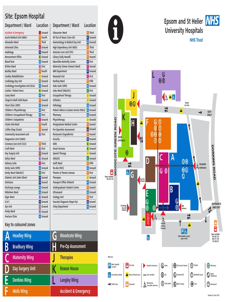 Epsom Map | PDF | Cardiology | Hospital