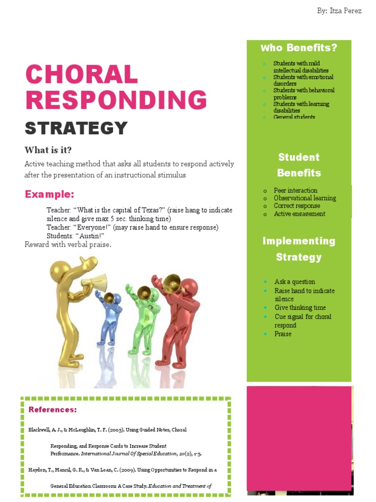 Choral Responding | PDF | Wellness