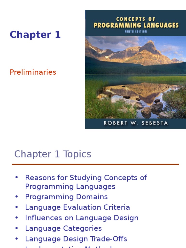 Programming Concept-Sebesta | PDF | Compiler | Computer Program
