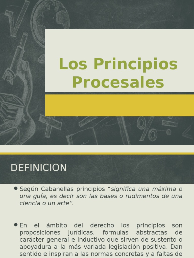 principios procesales | Ley procesal | Derecho penal