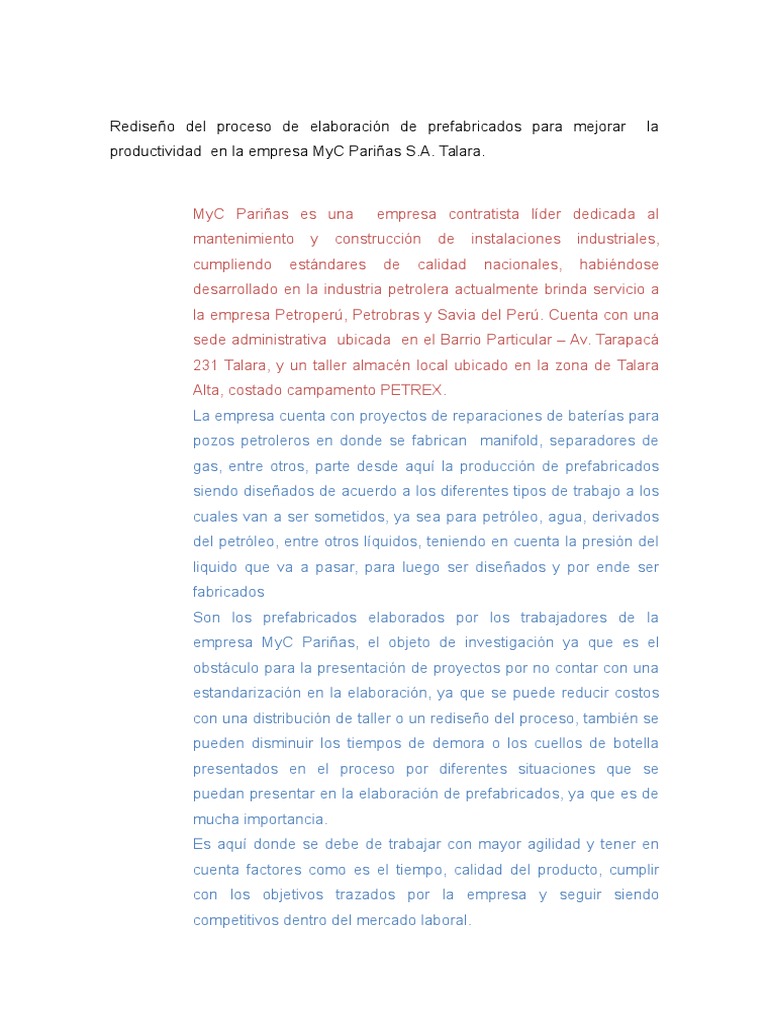 Ejemplos de Realidad Problematica | PDF | Negocios (general) | Business