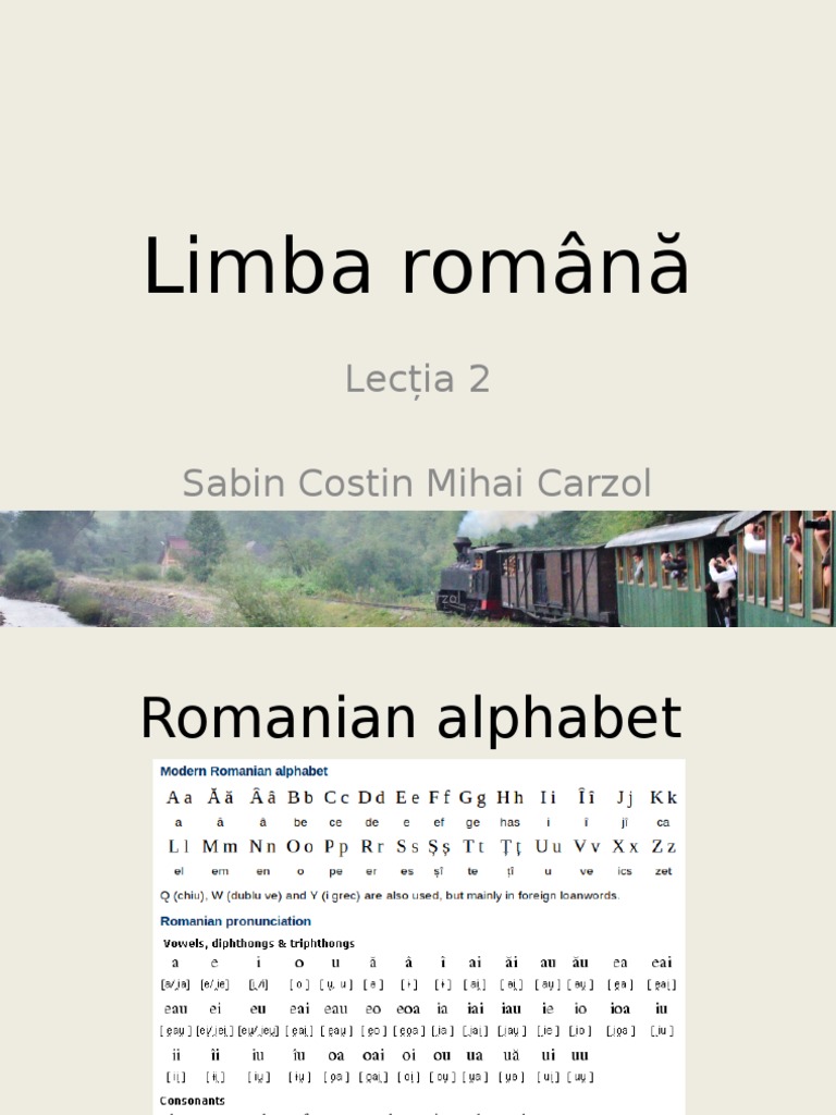 Romanian Language L.2 | PDF | Grammatical Number | Plural