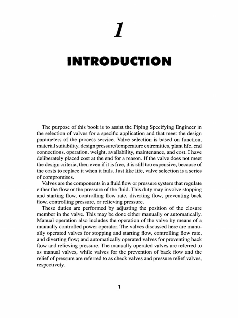 Valve Selection Handbook - Introduction | PDF | Valve | Gas Technologies