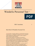 Wonderlic Test Answer Key & Ranks | PDF | Behavioural Sciences | Cognition