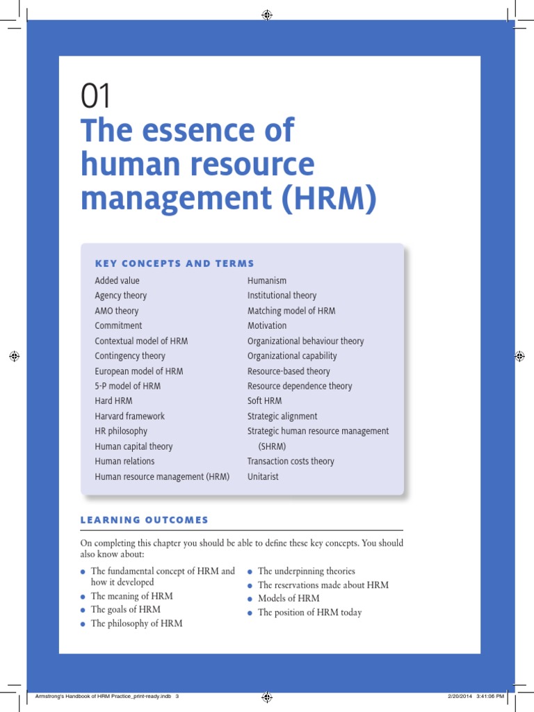 Armstrong's Handbook of HRM Practice | PDF | Human Resource Management ...