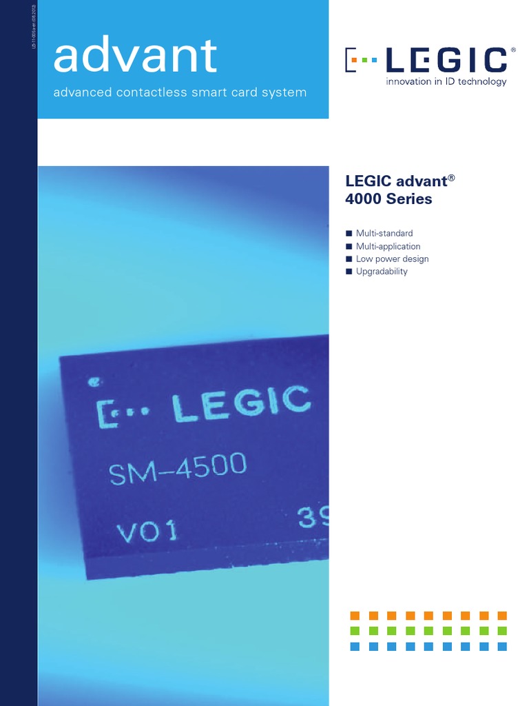 Legic Advant 4000 Series En | Near Field Communication | Computer Engineering