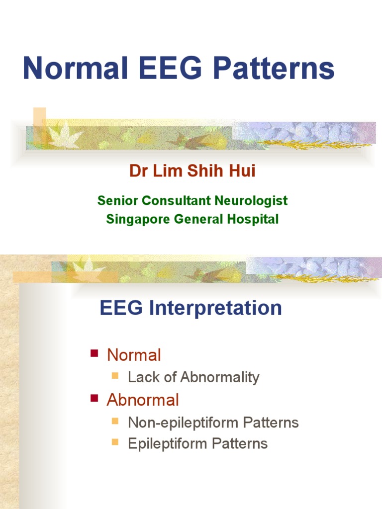 Understanding Normal EEG Patterns | PDF | Electroencephalography | Sleep