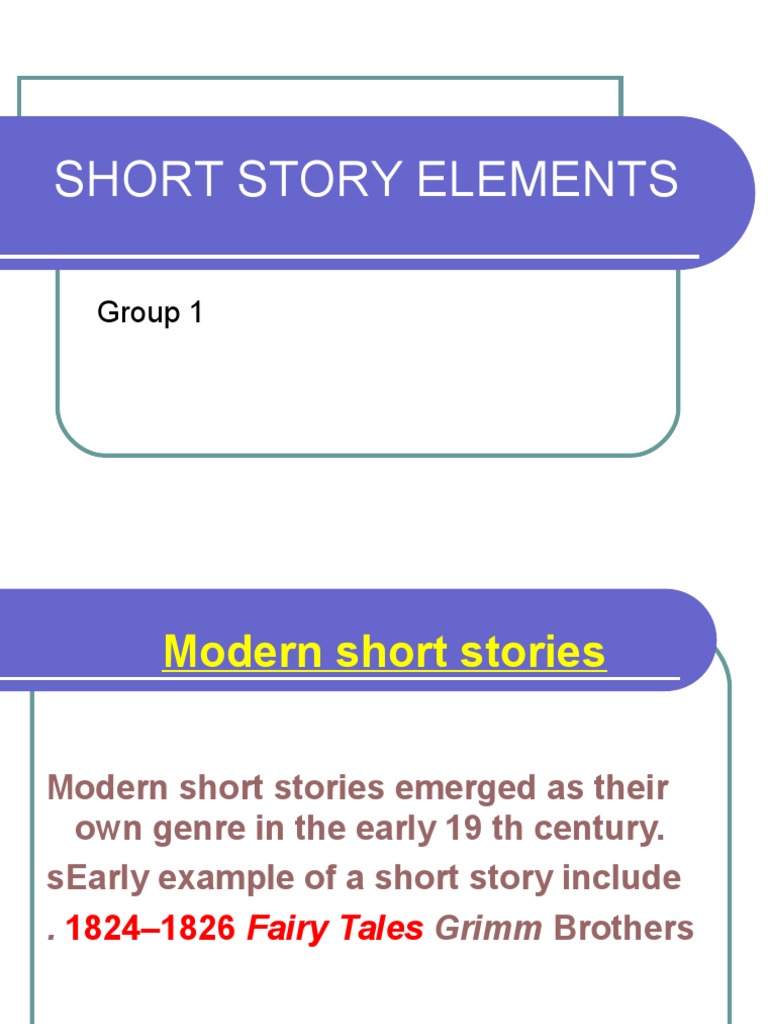 Short Story Elements | PDF | Plot (Narrative) | Science