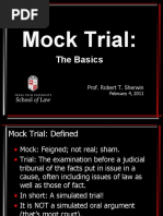 Steps in A Mock Trial | PDF | Cross Examination | Witness