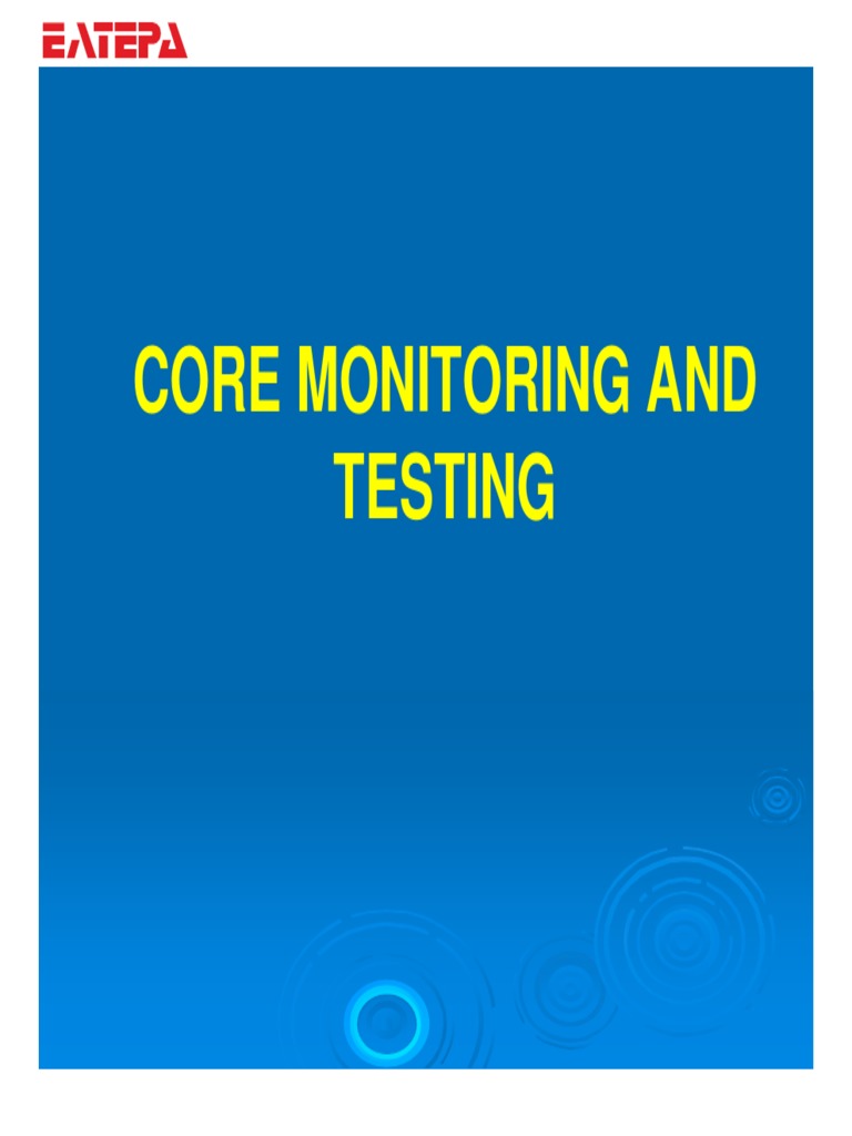 Core Monitoring and Testing - AC Machines | PDF | Electromagnetism ...