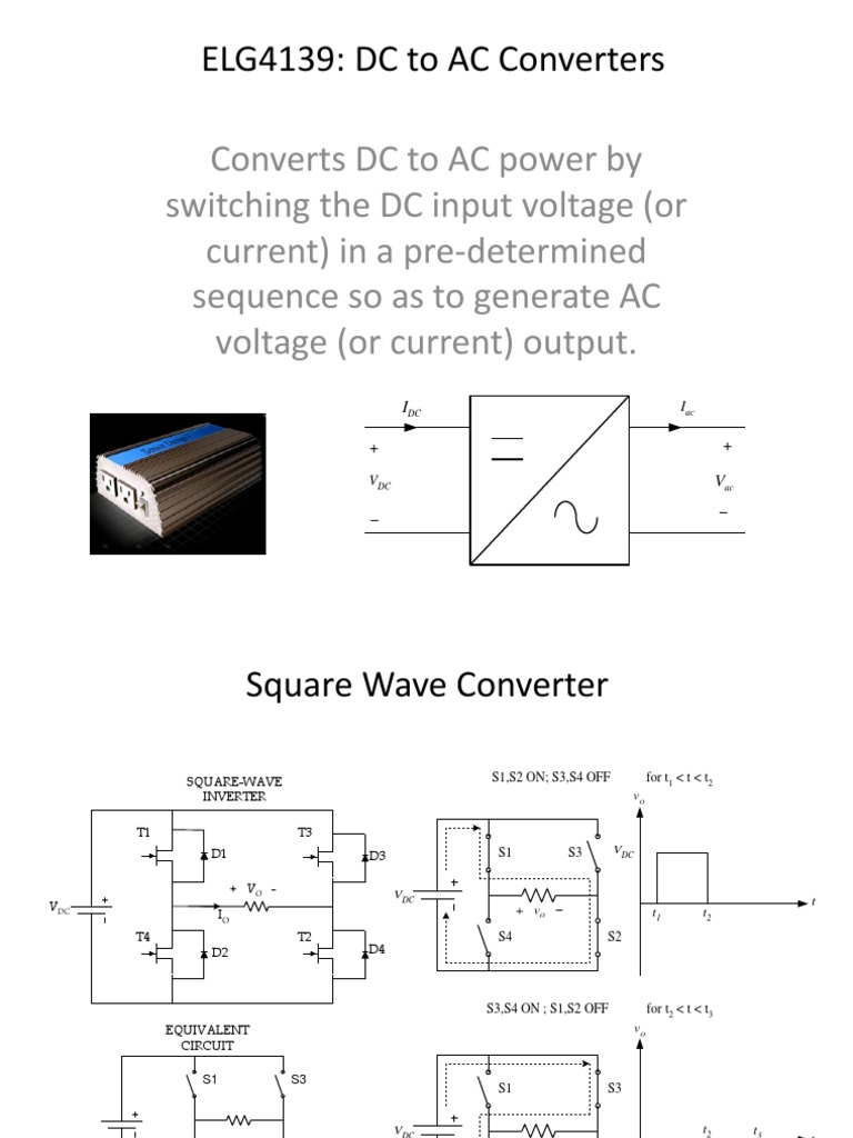 DC To Ac Converters | PDF