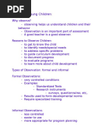 Event Sample Observations in Childcare - Aussie Childcare Network | PDF ...