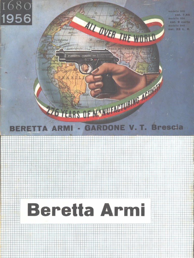 Beretta Mod. 935 Cal. 7,65 - Mod. 934 Cal. 9 Corto - Mod. 948 Cal. 22 L ...