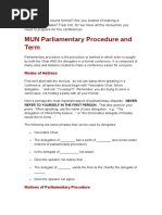 Mun Debate Script | PDF | Public Sphere | Government