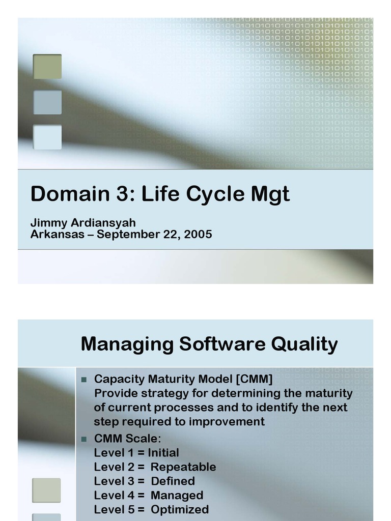 Life Cycle MGT | PDF | Software Development | Systems Science