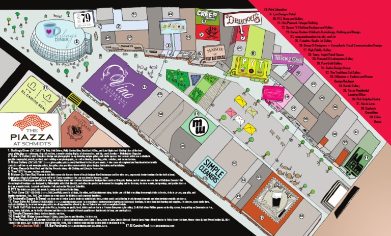 Piazza Map | PDF | Bar | Pub