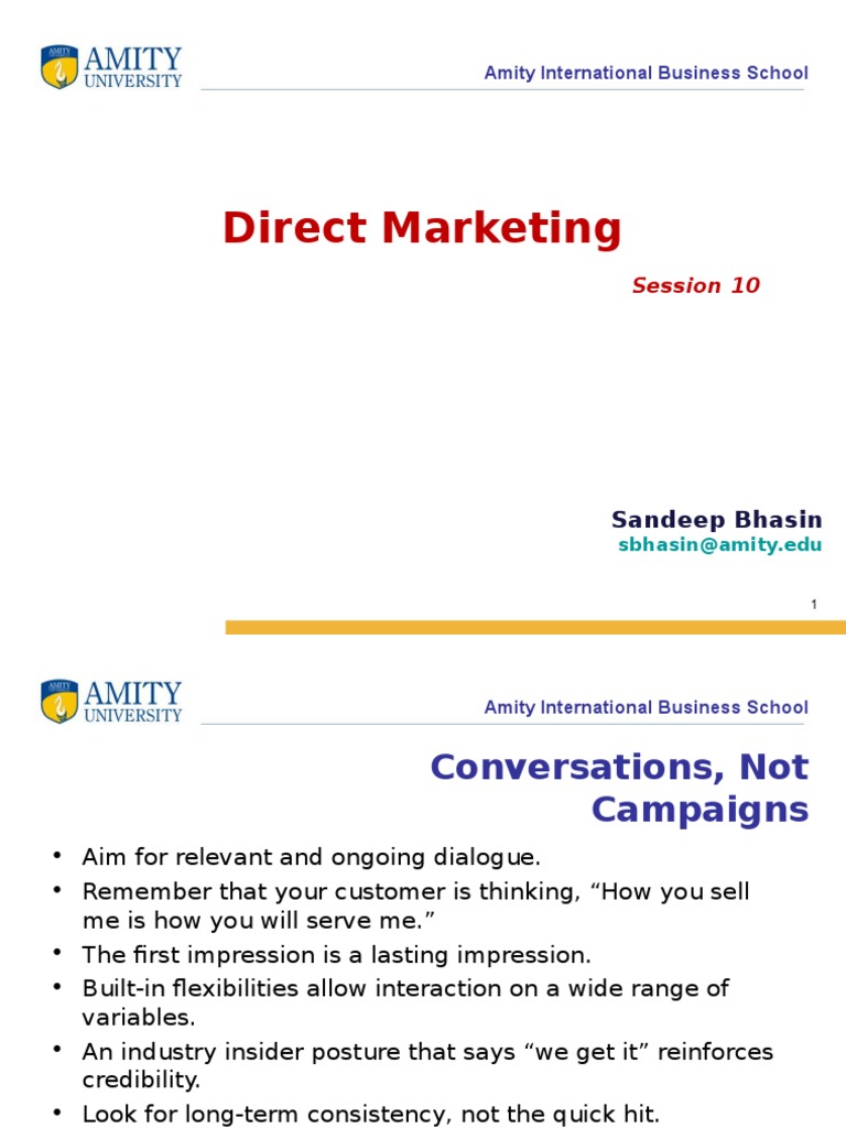 Effective Direct Marketing Strategies | PDF | Sales | Marketing