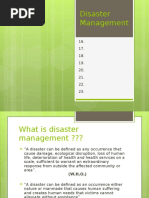 Disaster Management | PDF | Natural Disasters | Emergency Management