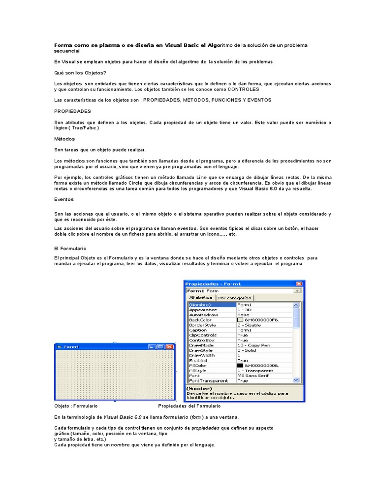 Diseño de Un Programa en Visual Basic | PDF | Programa de computadora | Programación