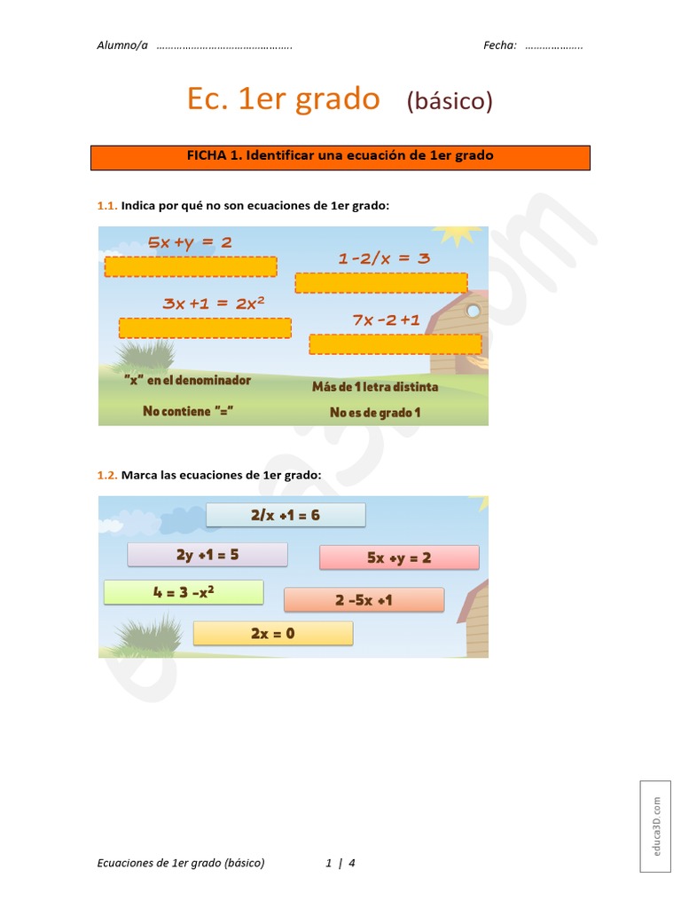Aritmetica Ecu Pri1 Plantilla Ejer | PDF | Métodos y materiales de enseñanza