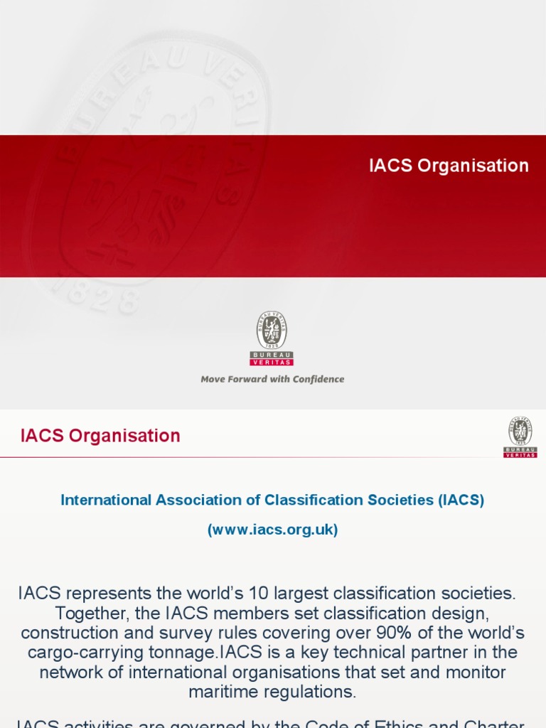 09 - IACS Organisation | PDF | Admiralty Law | Law Of The Sea
