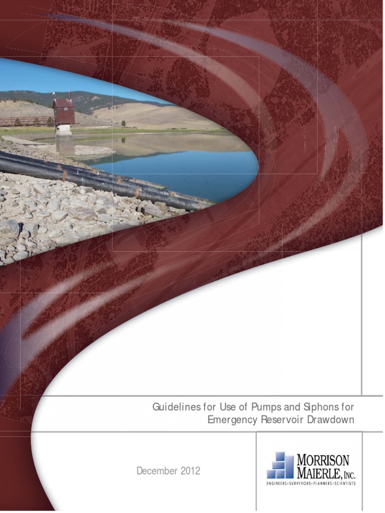 Emergency Reservoir Drawdown Guidelines | PDF | Pump | Dam