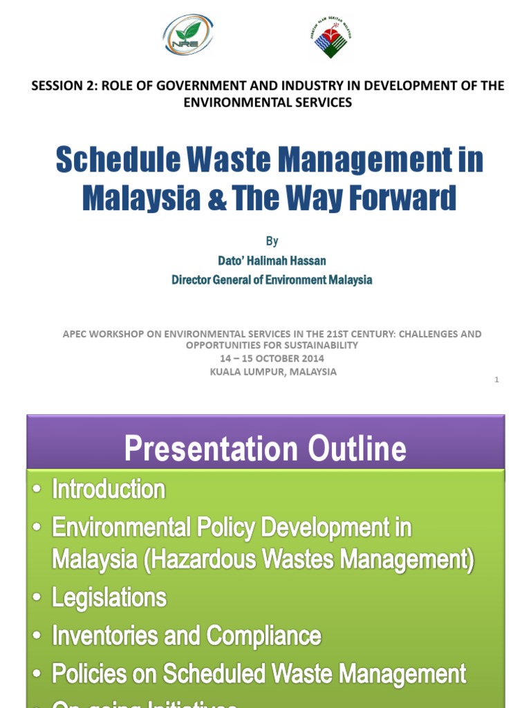 Scheduled Waste Management in Malaysia | PDF | Electronic Waste | Waste ...