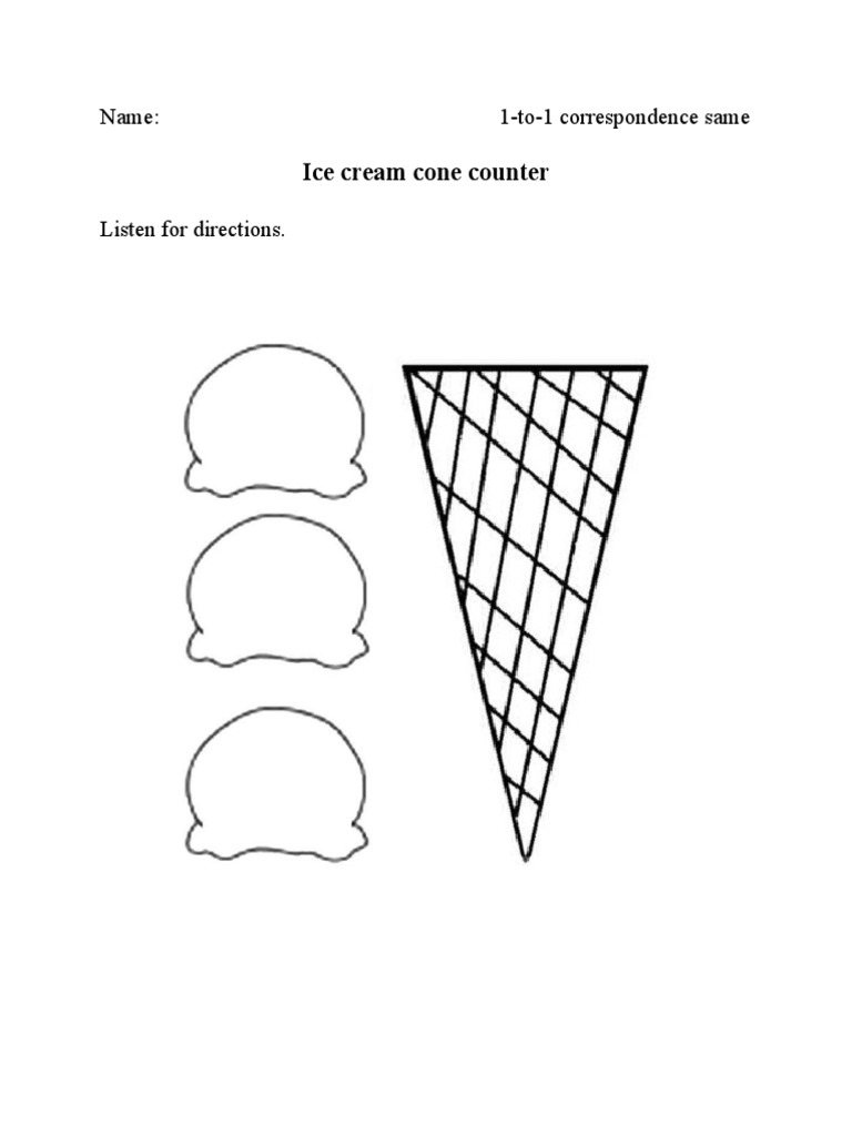 Understanding 1-to-1 Correspondence | PDF
