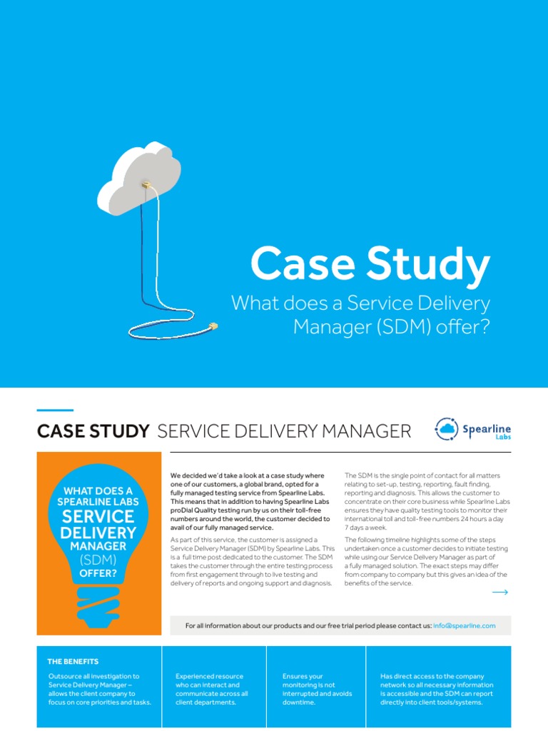 Service Delivery Manager | PDF | Service Level Agreement | Information ...