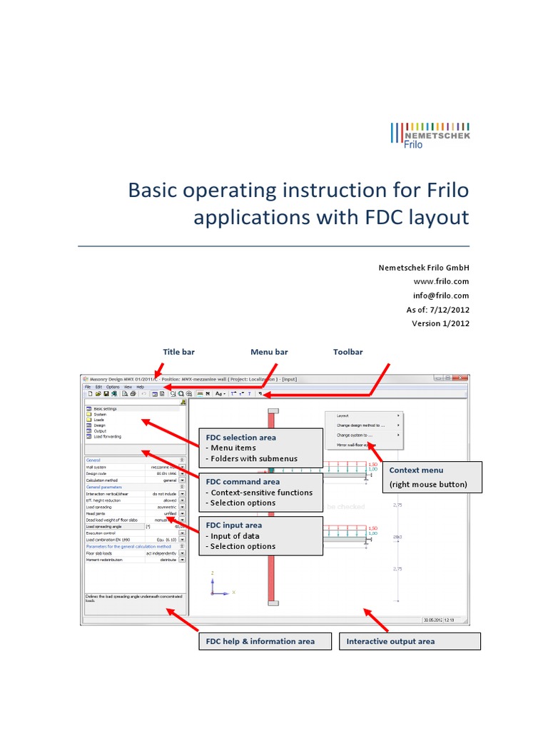 FRILO - FDC - Basic Operating Instructions - Eng | PDF | Icon ...