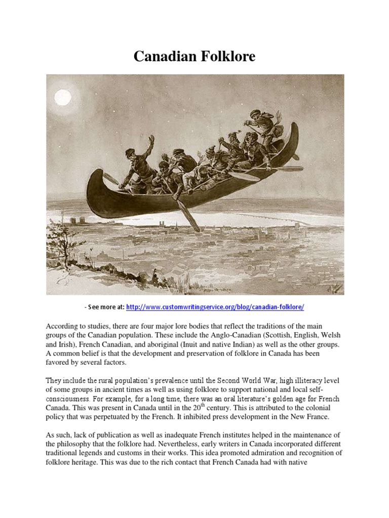 Canadian Folklore PDF | PDF | Folklore | Canada
