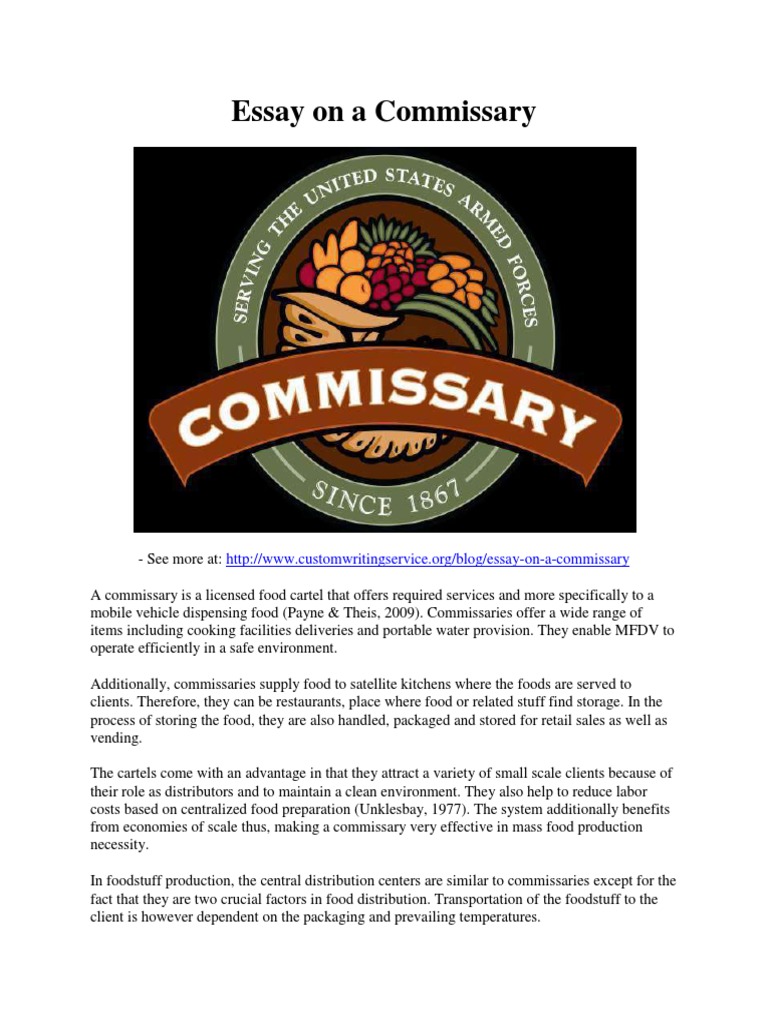 Understanding Commissary Food Systems | PDF | Food Industry | Foods