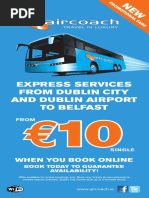 Dublin-Sligo Train Timetable 2024 | PDF | County Dublin | Land Transport