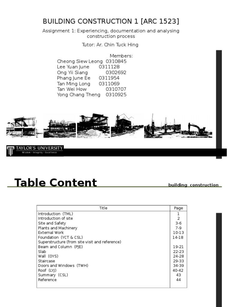 Building Construction | PDF | Window | Deep Foundation