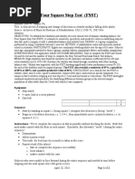 5XSST Handout | PDF | Geriatrics | Physical Therapy