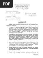 Complaint Forcible Entry | PDF | Lawsuit | Legal Concepts