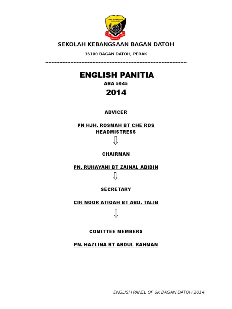 Program Panitia 2012 | PDF | English Language | Curriculum