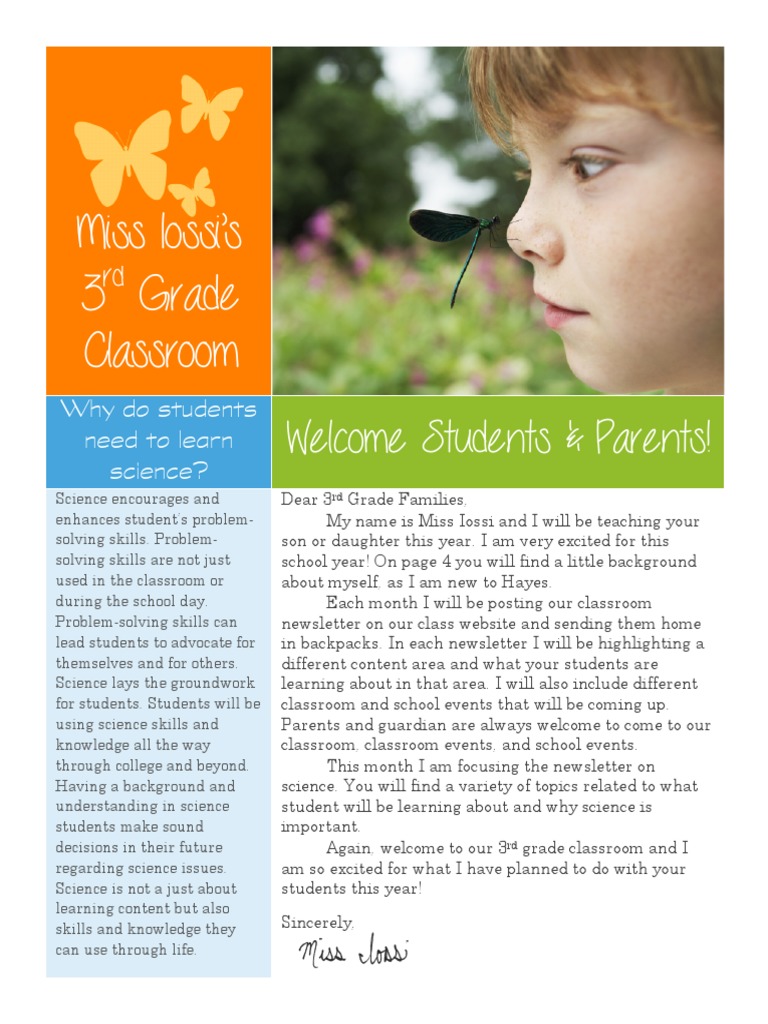Science Letter | PDF | Literacy | Curriculum