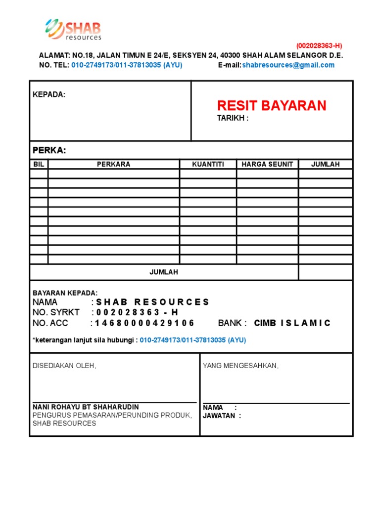 contoh resit kosong pdf - Paul Vance contoh resit kosong pdf - Paul Vance