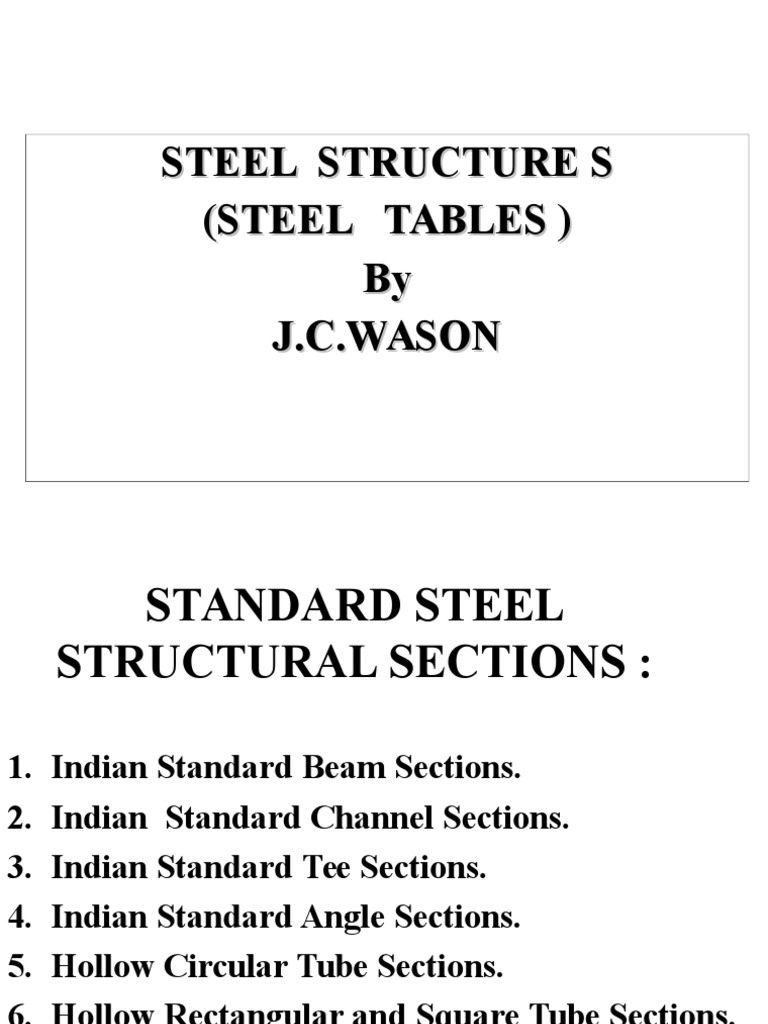 Steel Structure | PDF | Beam (Structure) | Structural Steel
