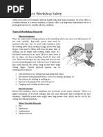 Workshop Safety Rules | PDF | Personal Protective Equipment | Safety