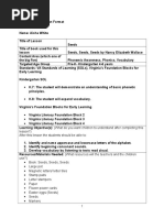 Cda II RC I-3 Weekly Plan | PDF | Nature